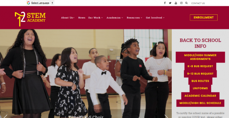 Top 15 Examples of Best School Website Designs - KrishaWeb