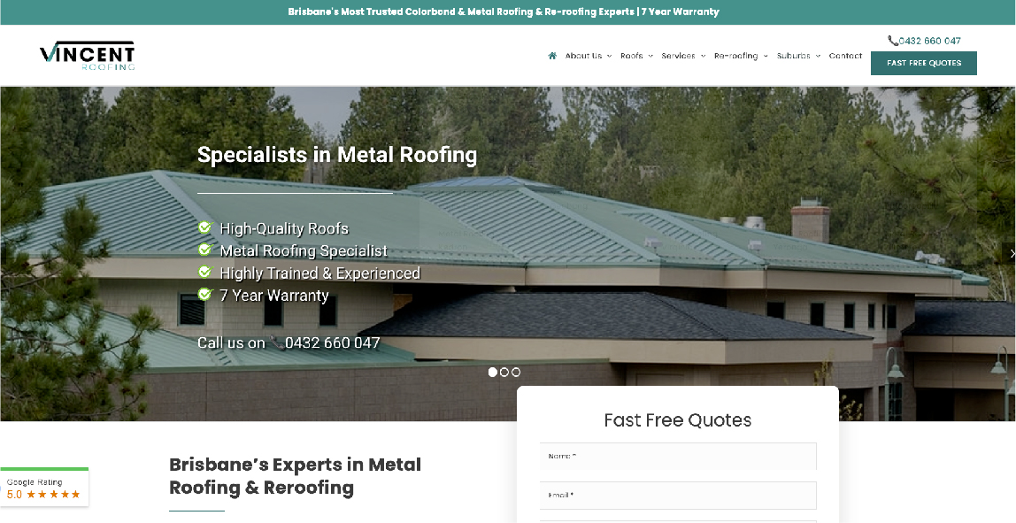 9 Best Roofing Website Design Inspirations of 2024 - KrishaWeb