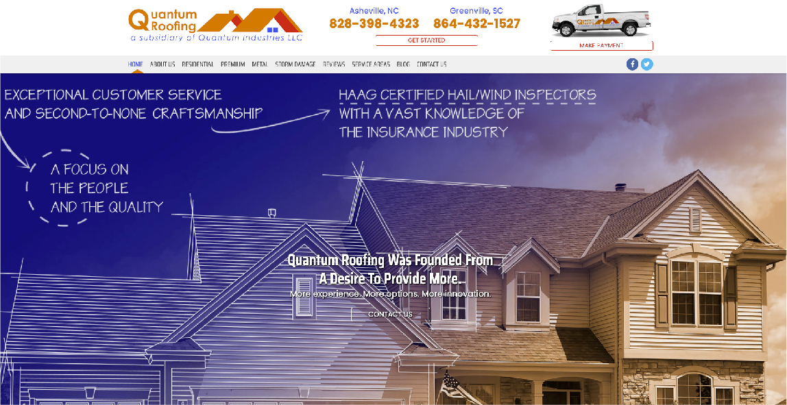 9 Best Roofing Website Design Inspirations of 2024 - KrishaWeb