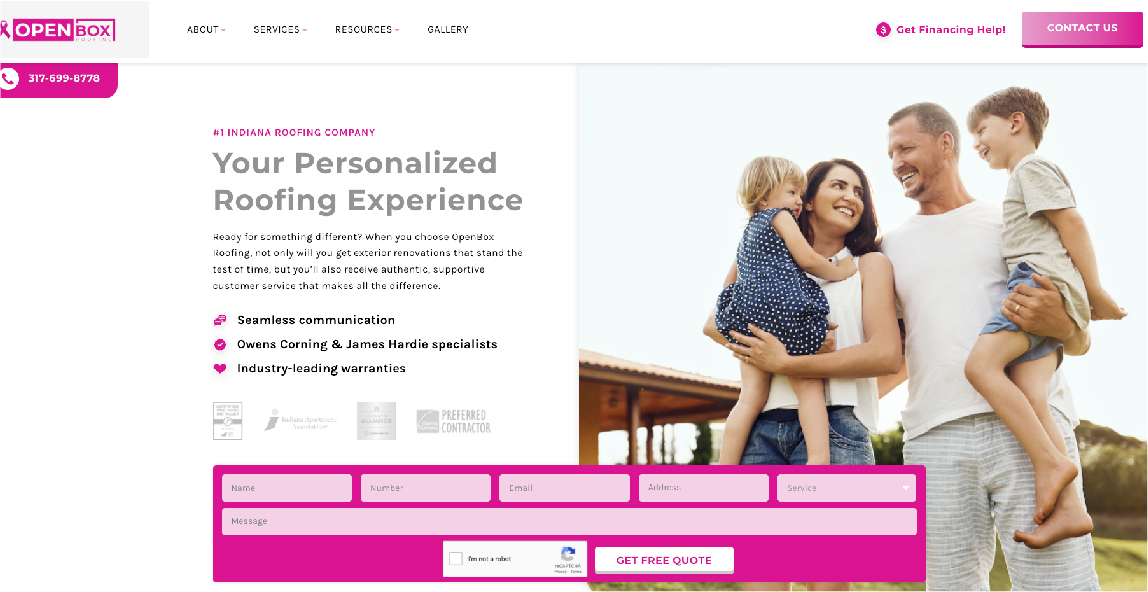 9 Best Roofing Website Design Inspirations of 2024 - KrishaWeb