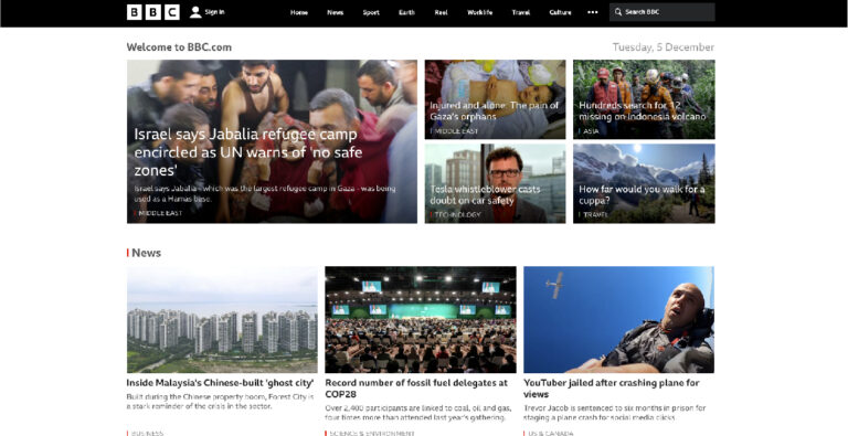 Top 10 Best News Website Designs [Inspiring Examples of 2024]