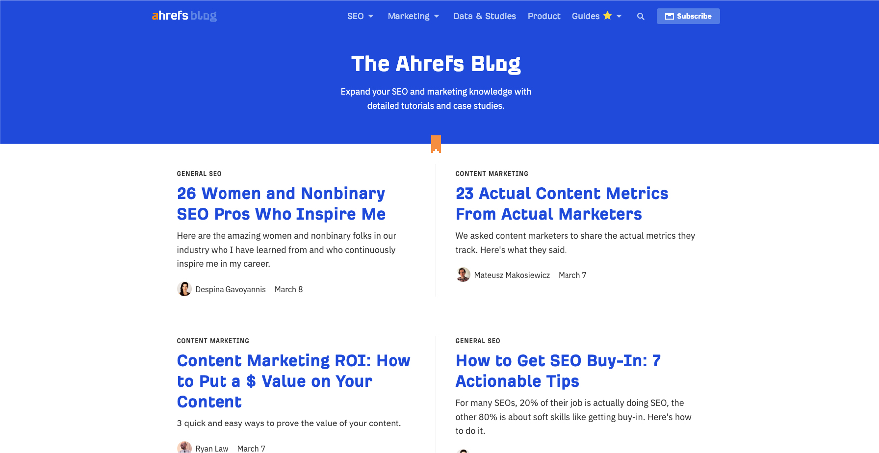 Top 10 Blog Page Examples: Closer Look at Creative Blogs in 2024